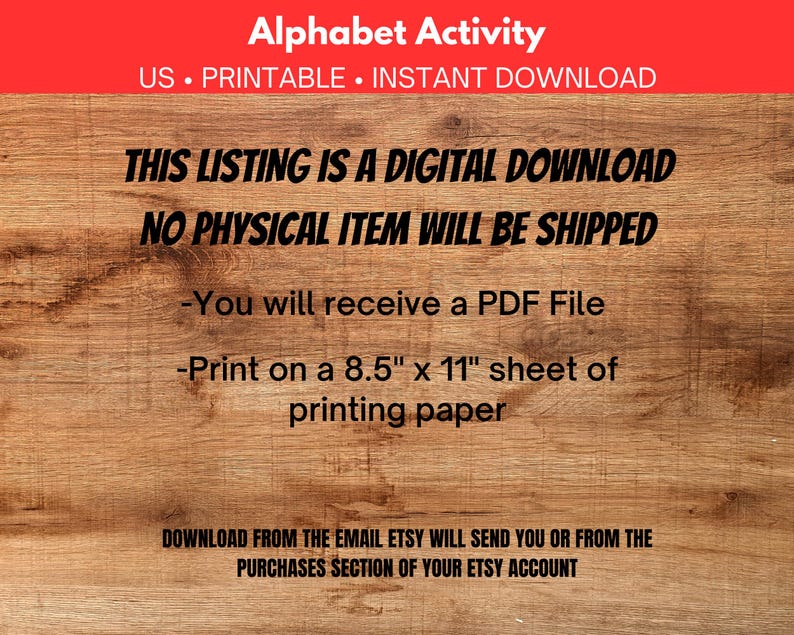 Animal Alphabet Worksheets: Letter Tracing, Sounds & Recognition - Etsy