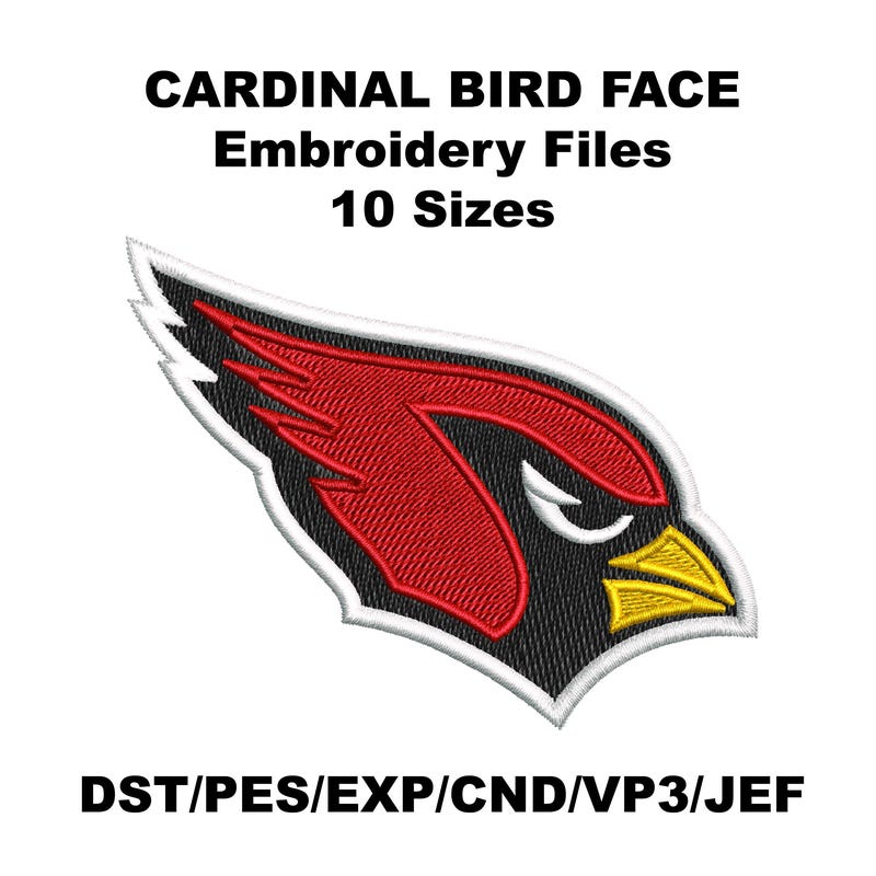 Embroidery Cardinal Pes - Etsy