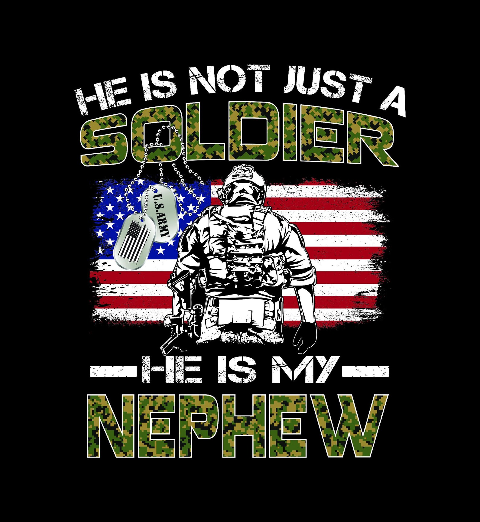 Soldier Nephew Vector Graphic: PNG SVG PDF Files - Etsy