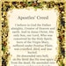 Apostles' Creed | Traditional Prayer Art Print| Home Decor| Prayer Card ...
