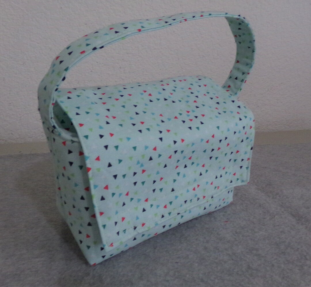 Kid's Insulated Lunch Bag - Colorful Triangles - Etsy