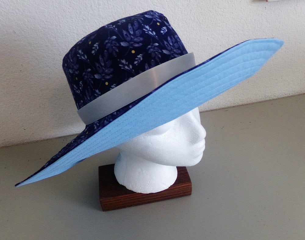 Dark Blue Sun Hat - Etsy