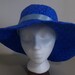 Blue Sun Hat - Etsy