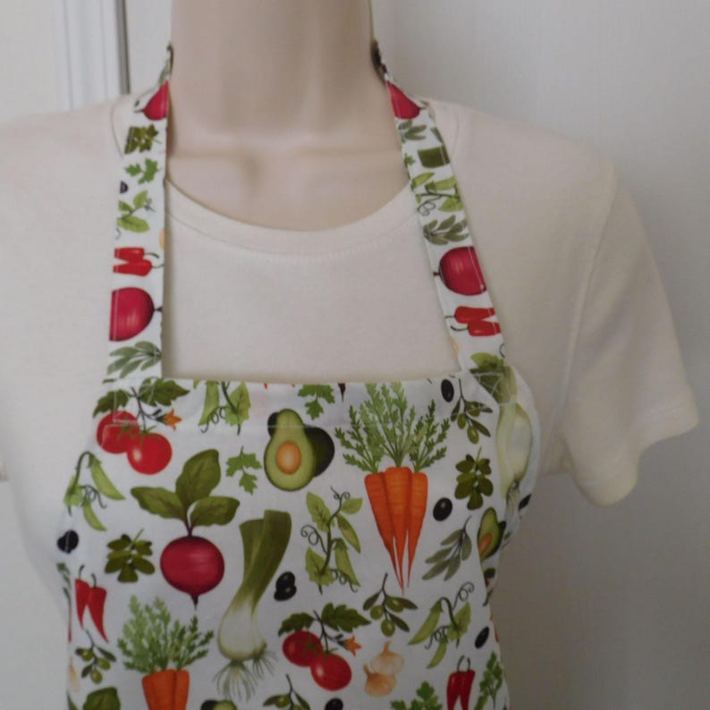 Full Apron - Vegetables and Fruit - Etsy