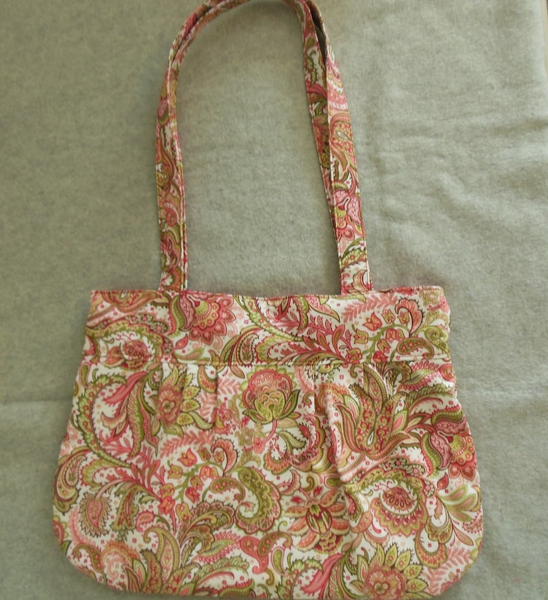 Paisley Pleated Shoulder Bag - Etsy