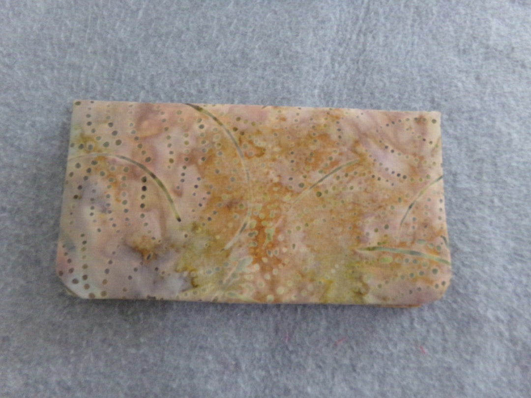 Fabric Checkbook Cover - Batik - Etsy