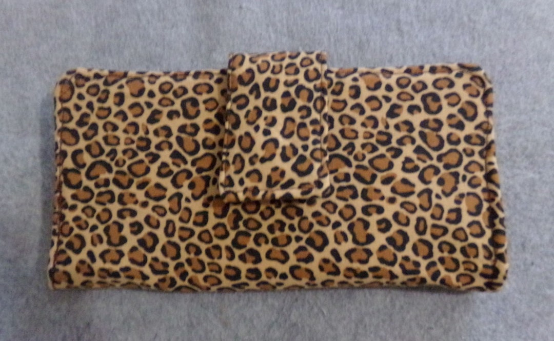 Fabric Wallet - Animal Print - Etsy