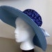 Dark Blue Sun Hat - Etsy