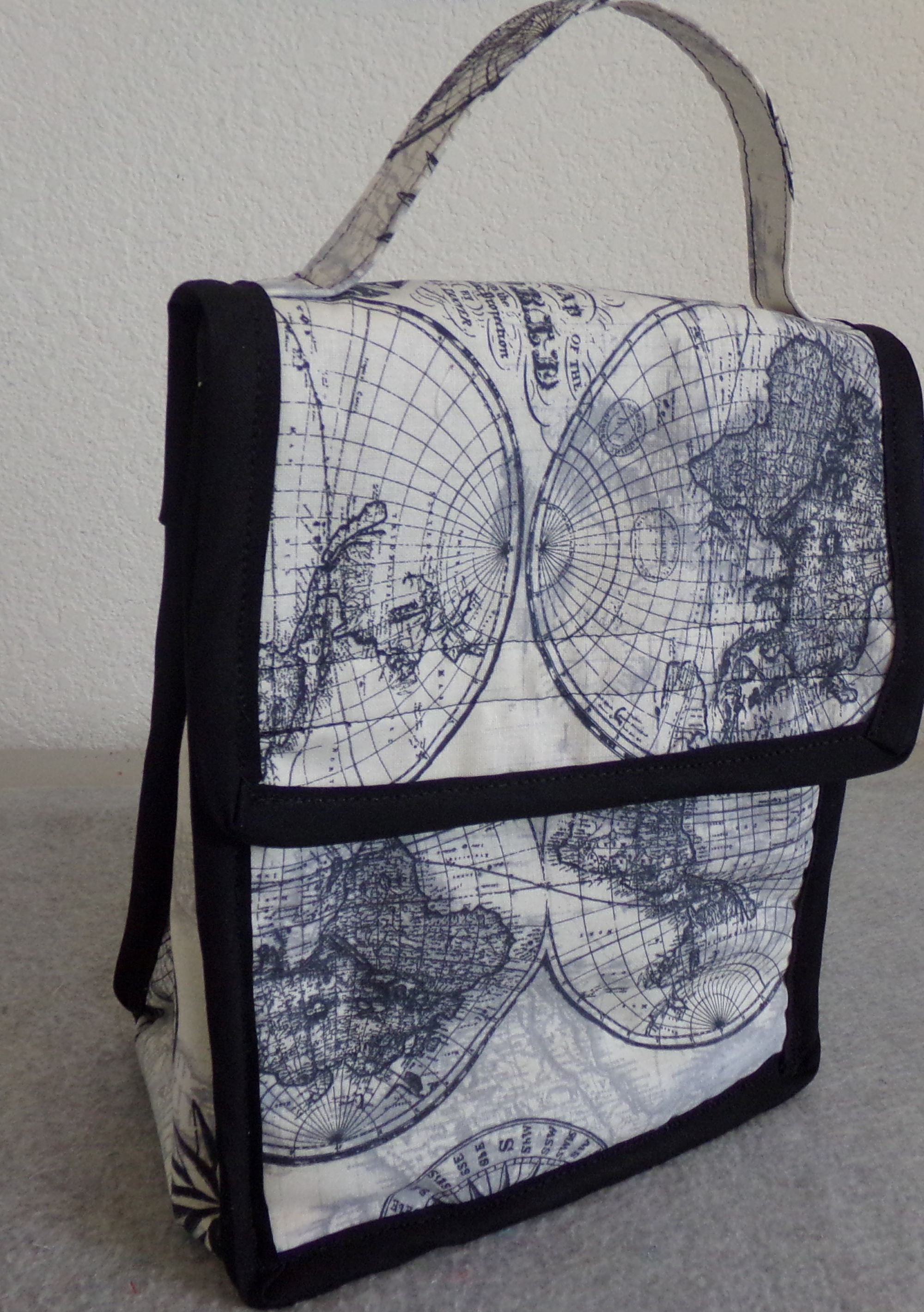 Insulated Lunch Bag World Map - Etsy