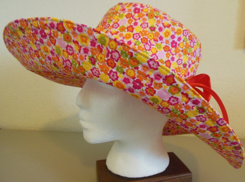 Springtime Floral Sun Hat - Etsy