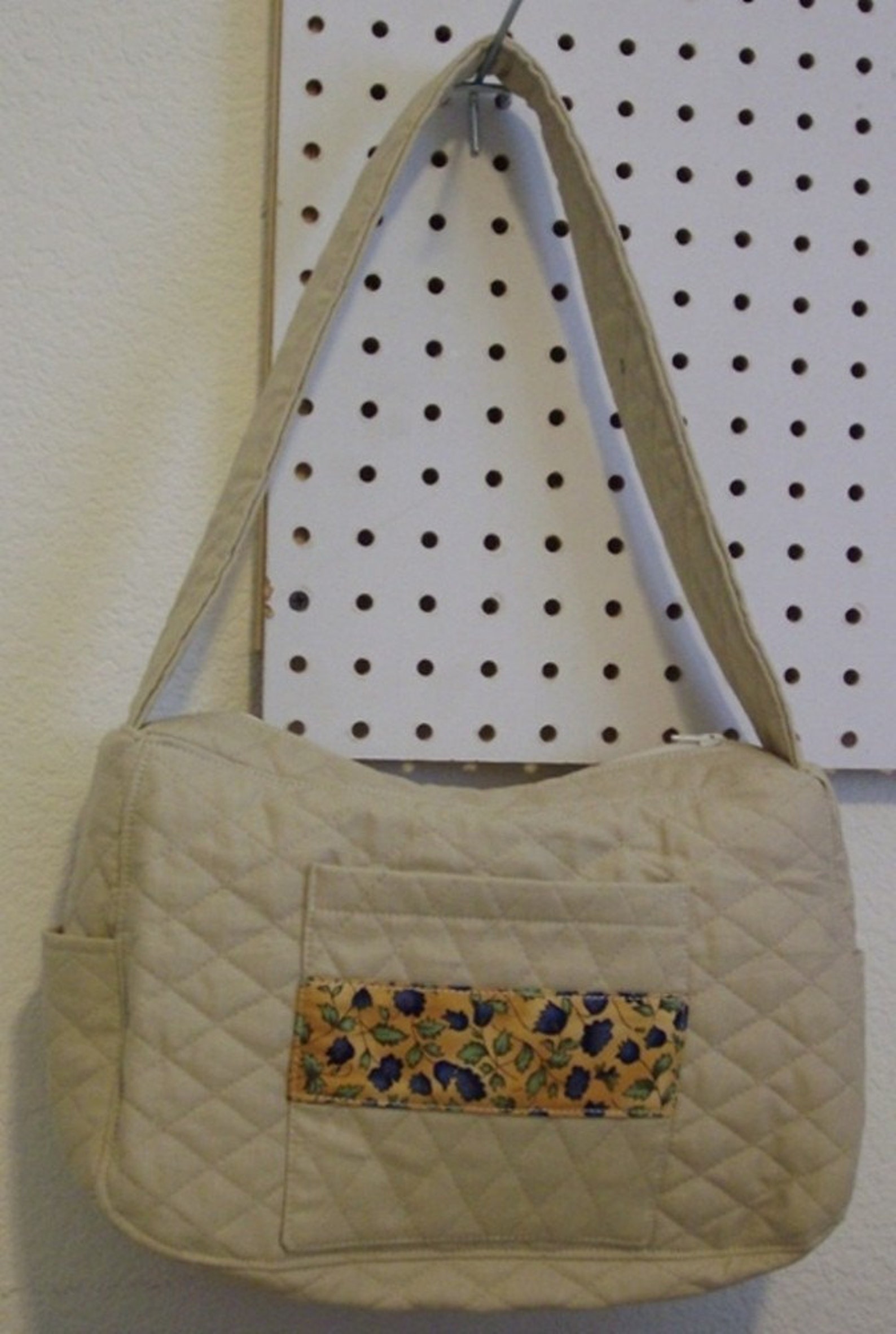 Shoulder Bag Quilted Cream - Etsy