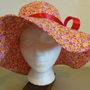 Springtime Floral Sun Hat - Etsy