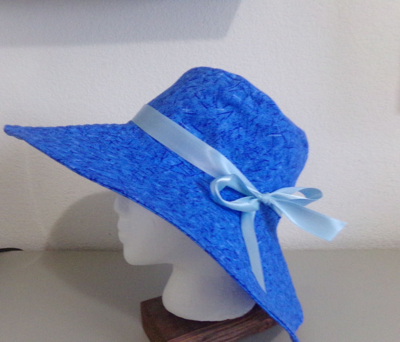 Blue Sun Hat - Etsy