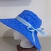 Blue Sun Hat - Etsy