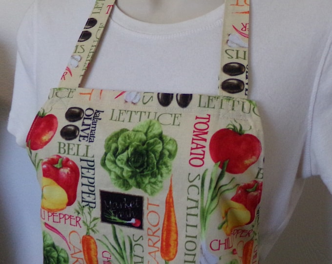 Full Apron Vegetables, Market Fresh - Etsy