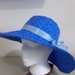 Blue Sun Hat - Etsy