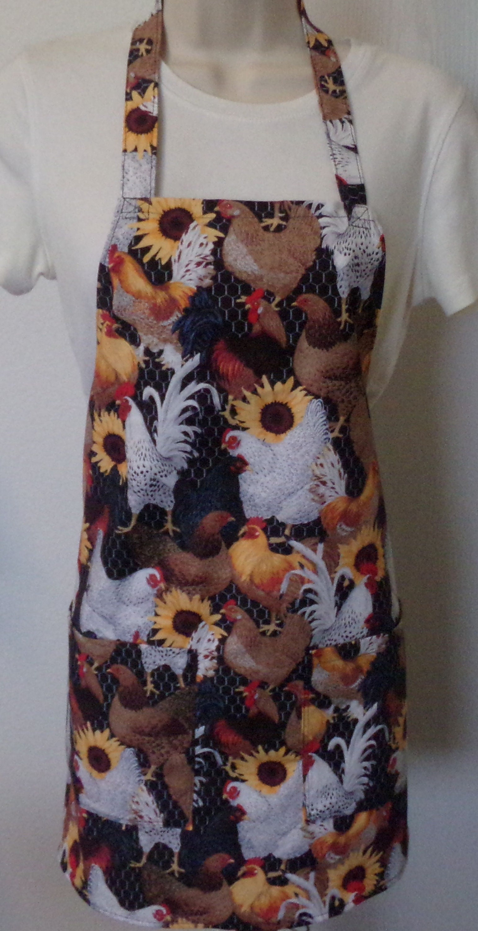 Full Apron Hens and Roosters - Etsy