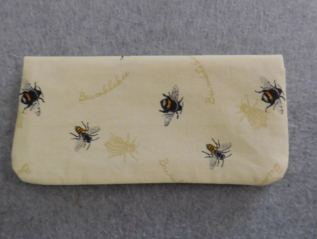 Fabric Checkbook Cover - Bees - Etsy