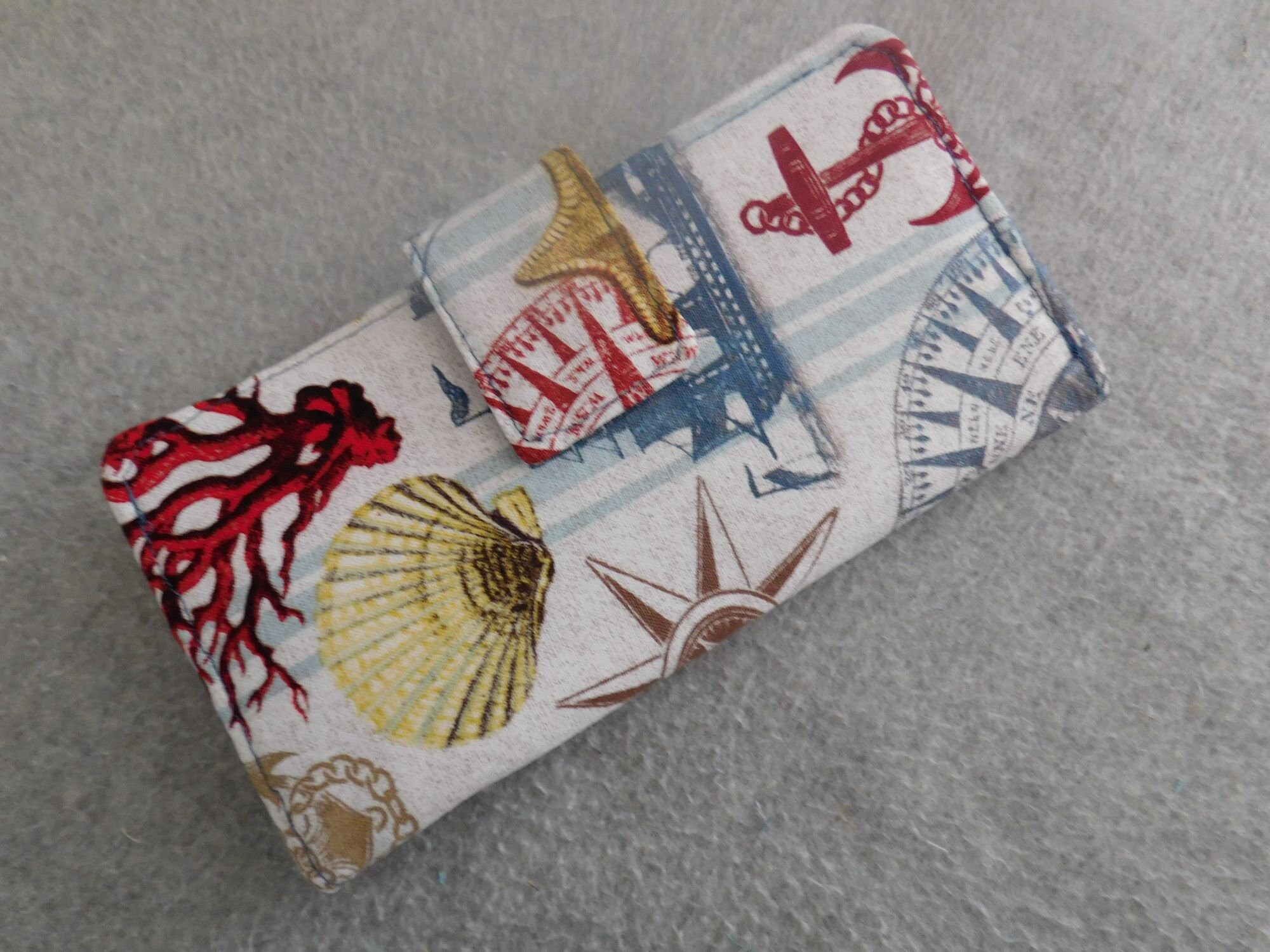Fabric Wallet Sea Lovers - Etsy