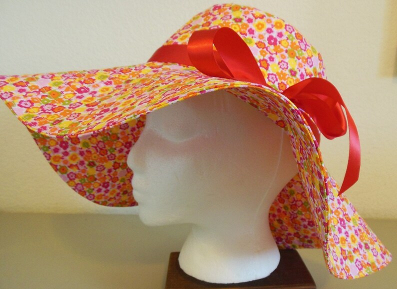 Springtime Floral Sun Hat - Etsy