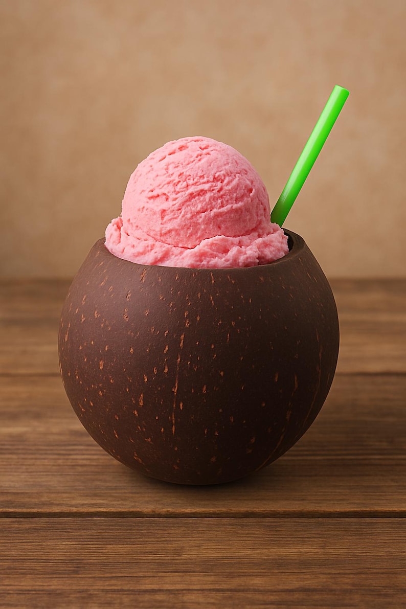 Handcrafted Coconut Shell Mug | Eco-friendly Tropical Drink Cup | Made ...