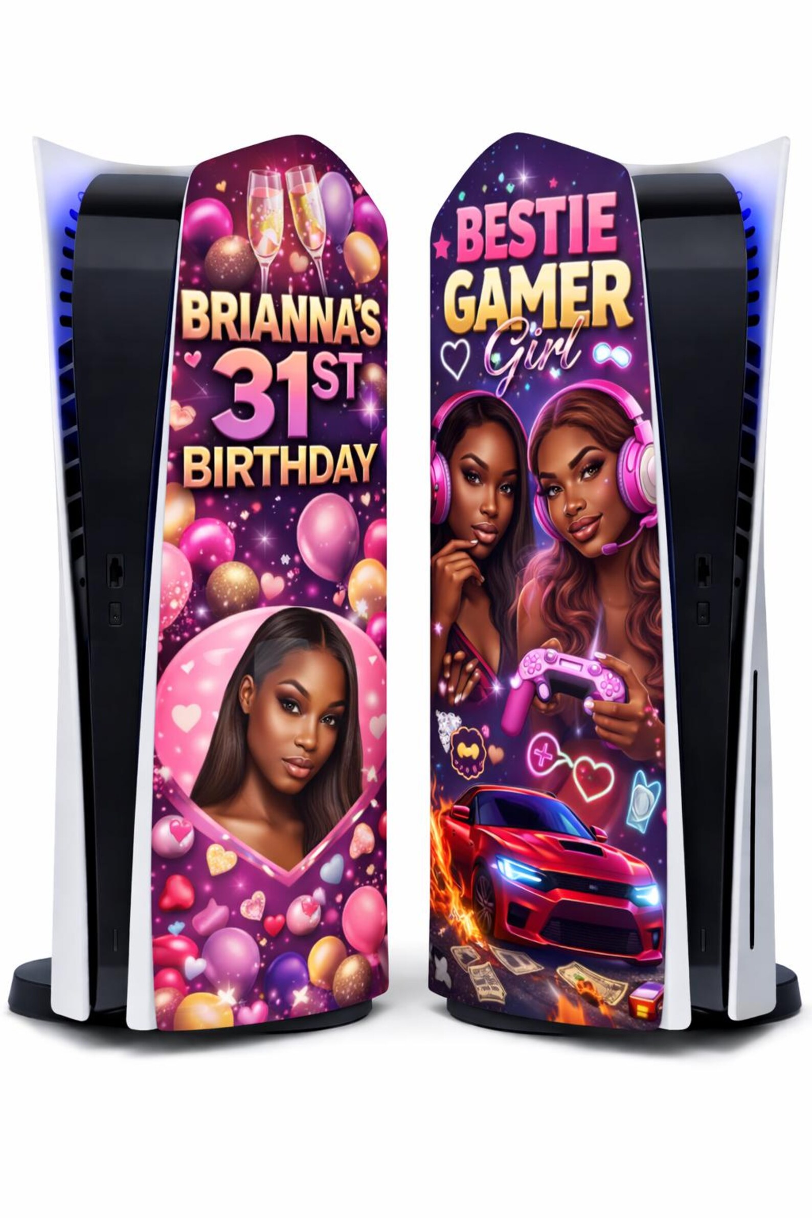 PS5 Front Skin Digital Template | Digital Download - Etsy