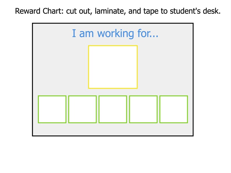 Desk Labels/token Boards - Special Education Classroom Behavior Prompts ...