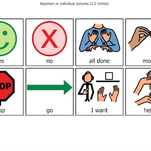 Visual Communication Board & Individual Visuals (PECS) - Etsy