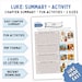 Luke Bible Activity Kids, Bible Worksheet, Coloring Page, Bible Lesson ...