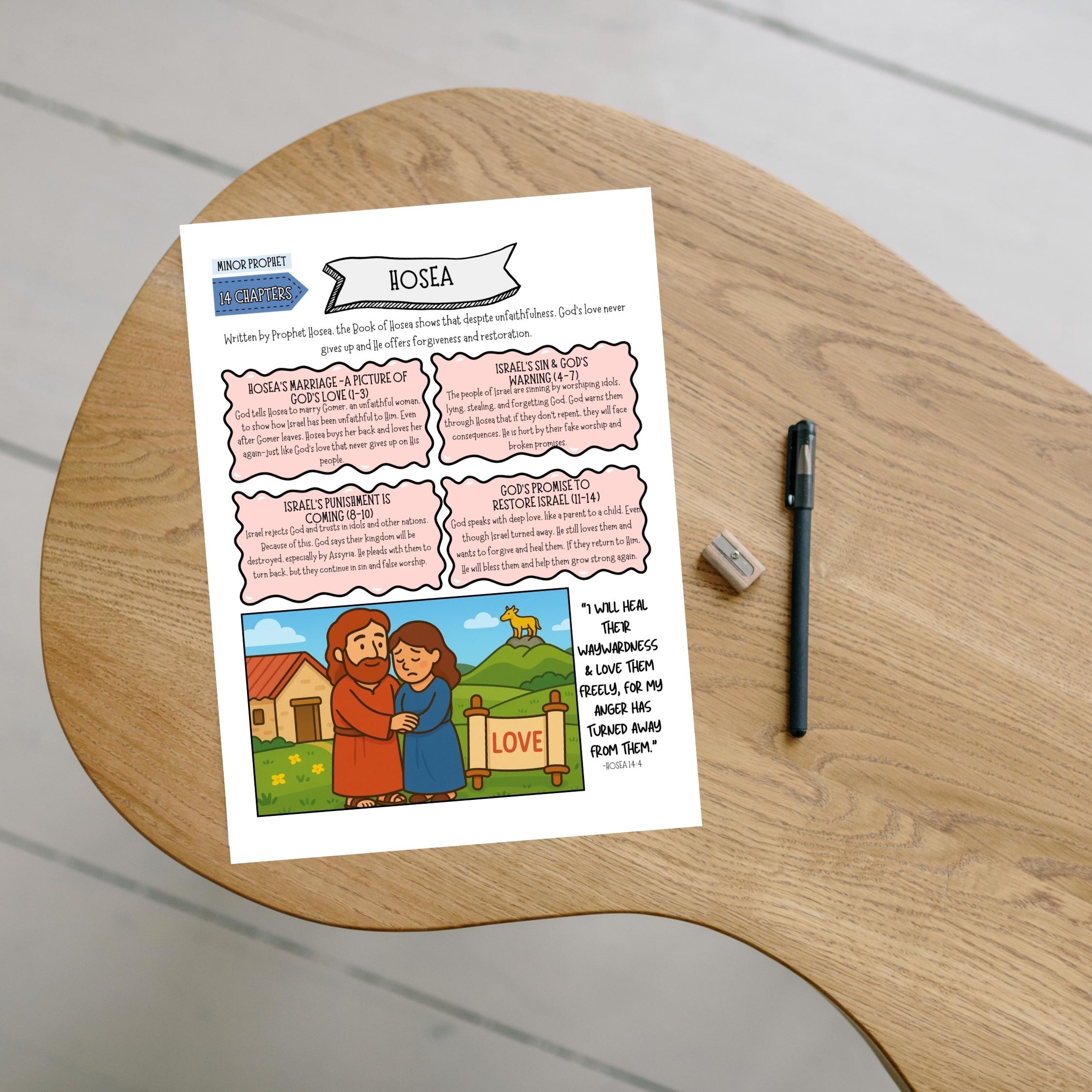 Hosea Bible Activity Kids, Hosea Bible Worksheet, Hosea Coloring Pages ...