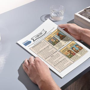 2 Timothy Bible Study PRINTABLE, Kids Activity Summary, New Testament ...
