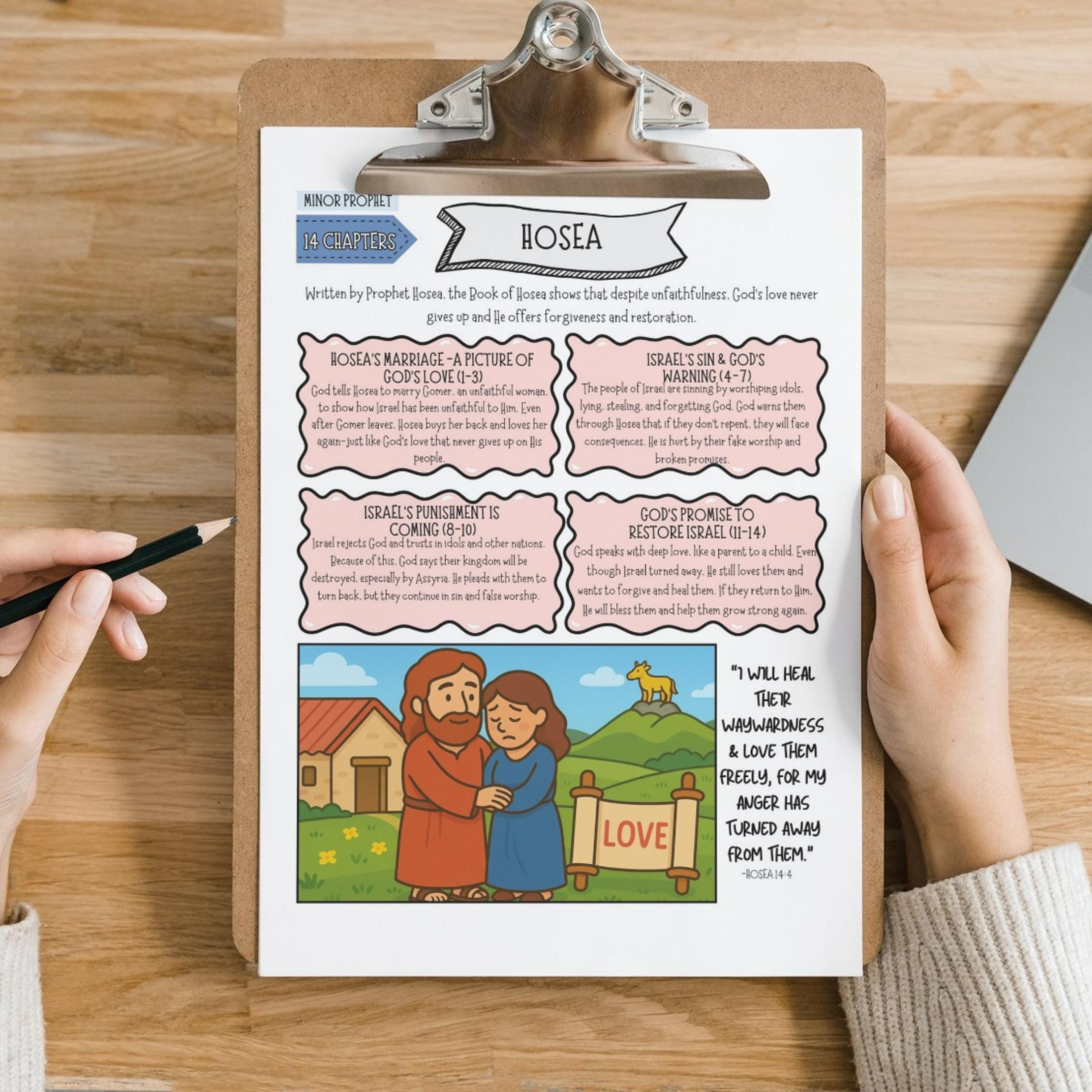 Hosea Bible Activity Kids, Hosea Bible Worksheet, Hosea Coloring Pages ...