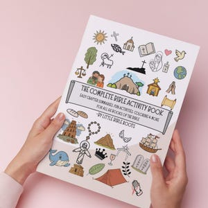 Complete Bible Activity Book for Kids, Bible Study, Bible Workbook ...