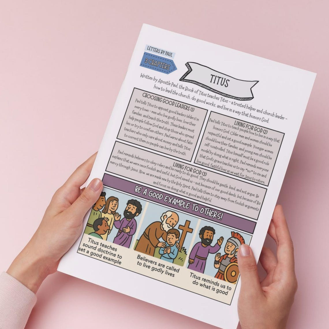 Titus Bible Activity Kids, Bible New Testament Worksheet, Coloring Page ...