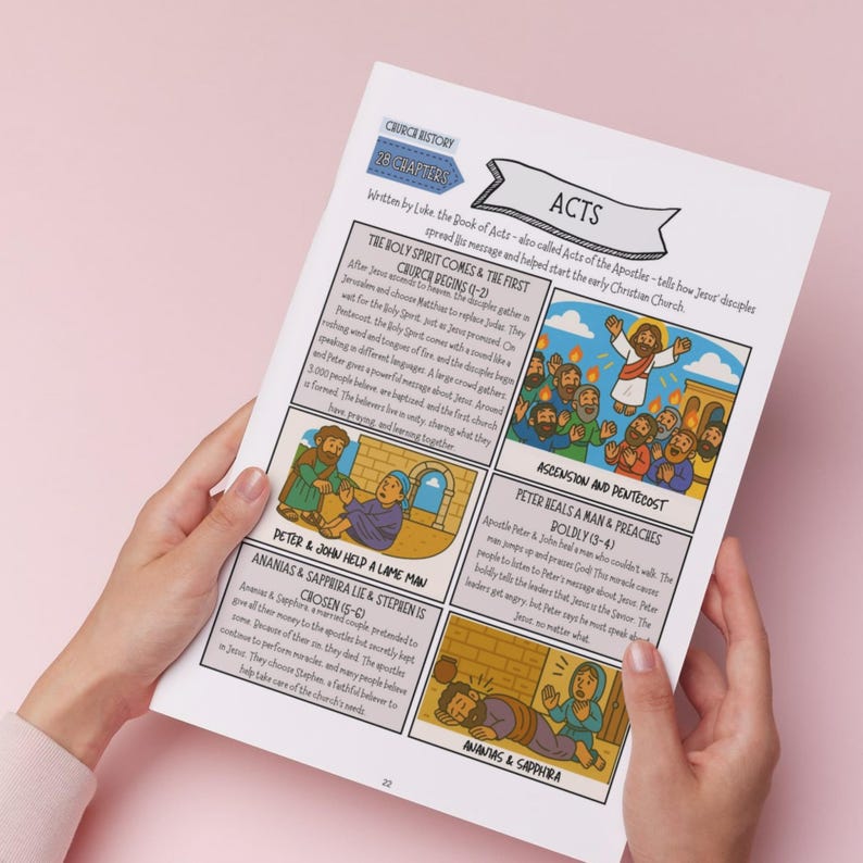 Acts Bible Activity Kids, Bible Worksheet, Coloring Page, Acts Bible ...