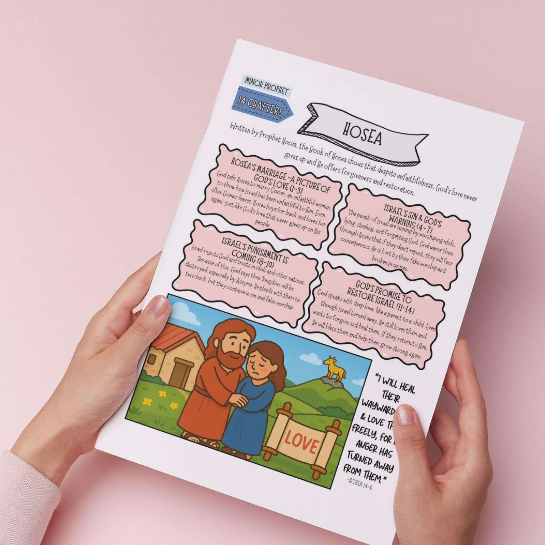 Hosea Bible Activity Kids, Hosea Bible Worksheet, Hosea Coloring Pages ...