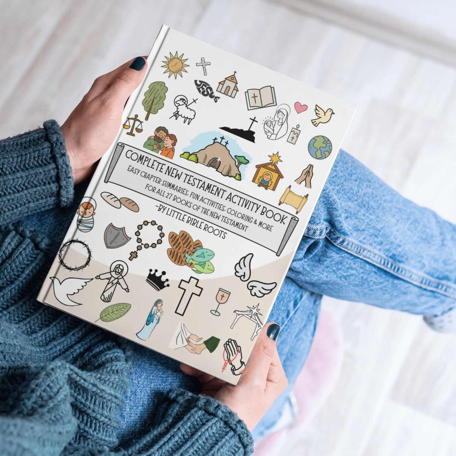 New Testament Bible Activity Book for Kids Printable, Coloring Pages ...