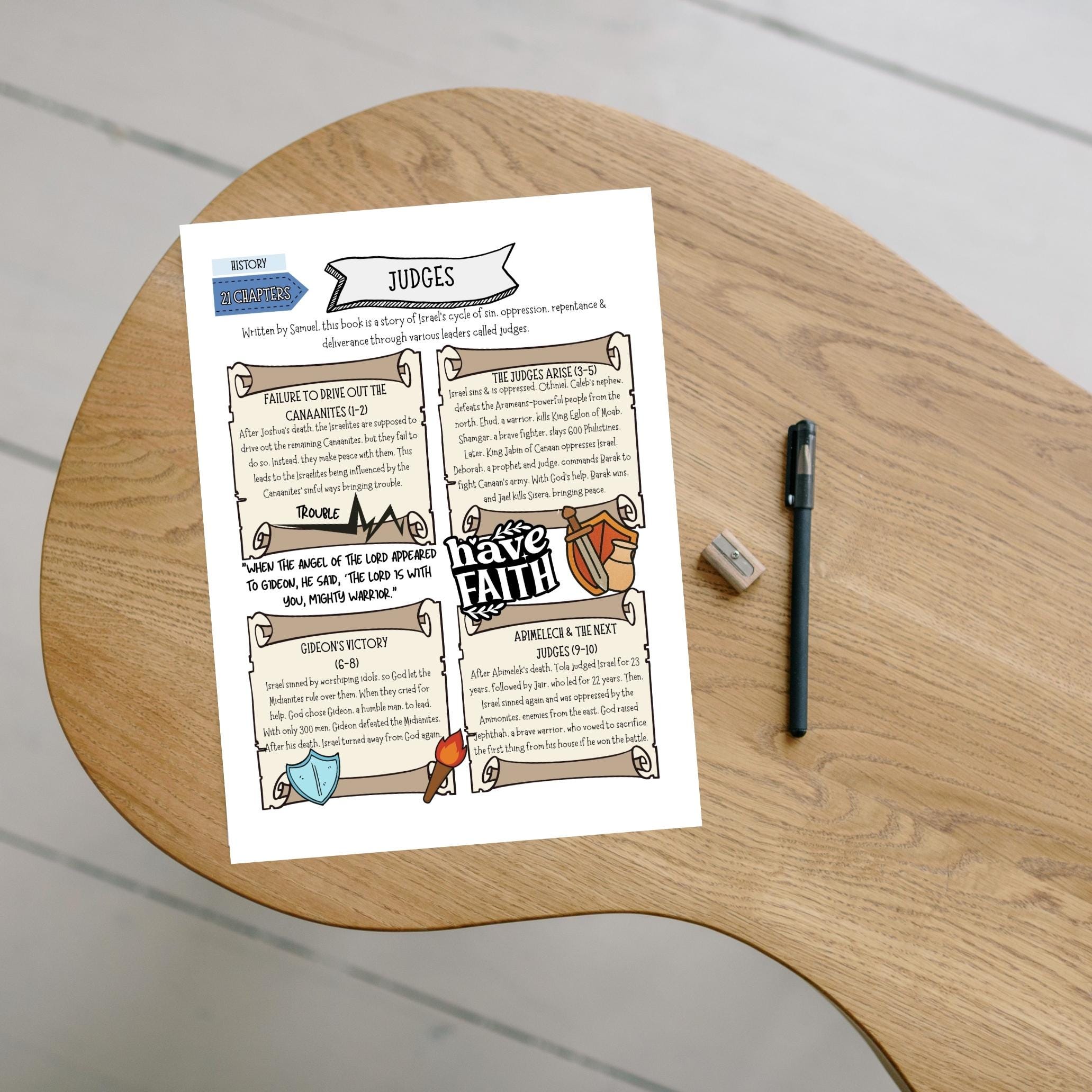 Judges Bible Activity Kids, Bible Study, Judges Coloring, Old Testament ...