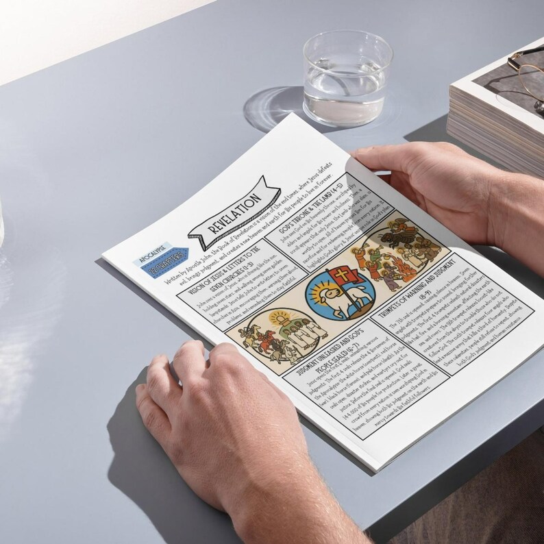 Revelation Bible Activity Kids, Bible Worksheet, Revelation Book ...