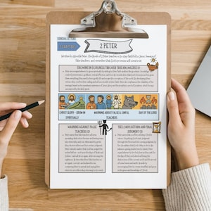 2 Peter Bible Activity Book for Kids, Bible Study, Bible PRINTABLE ...