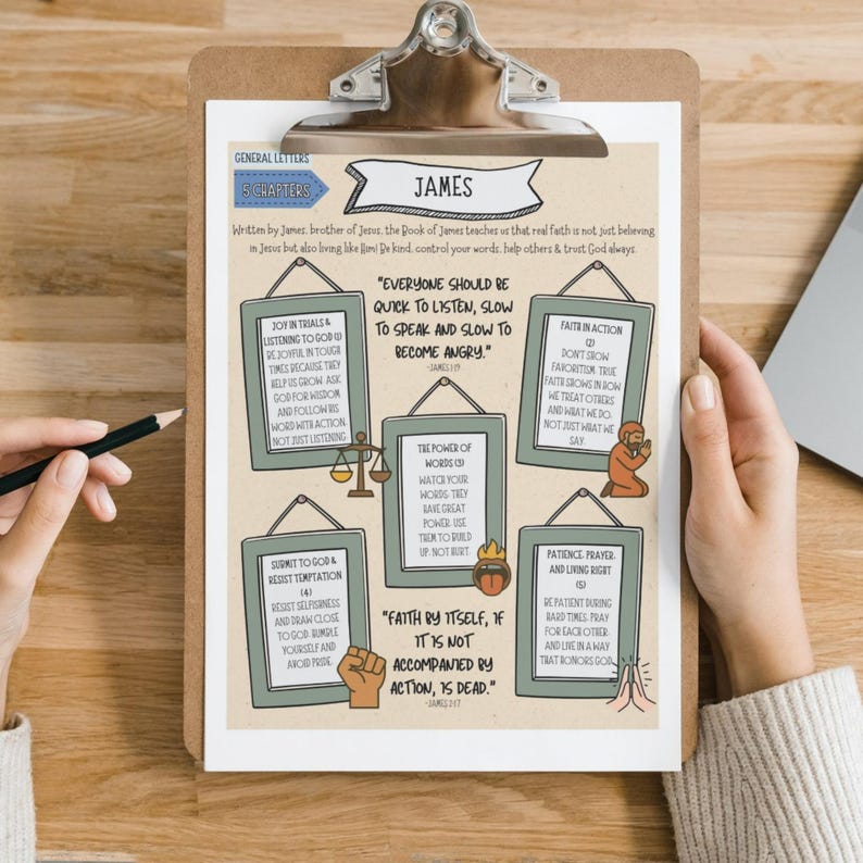 James Bible Activity Kids, Bible New Testament Worksheet, Coloring Page ...