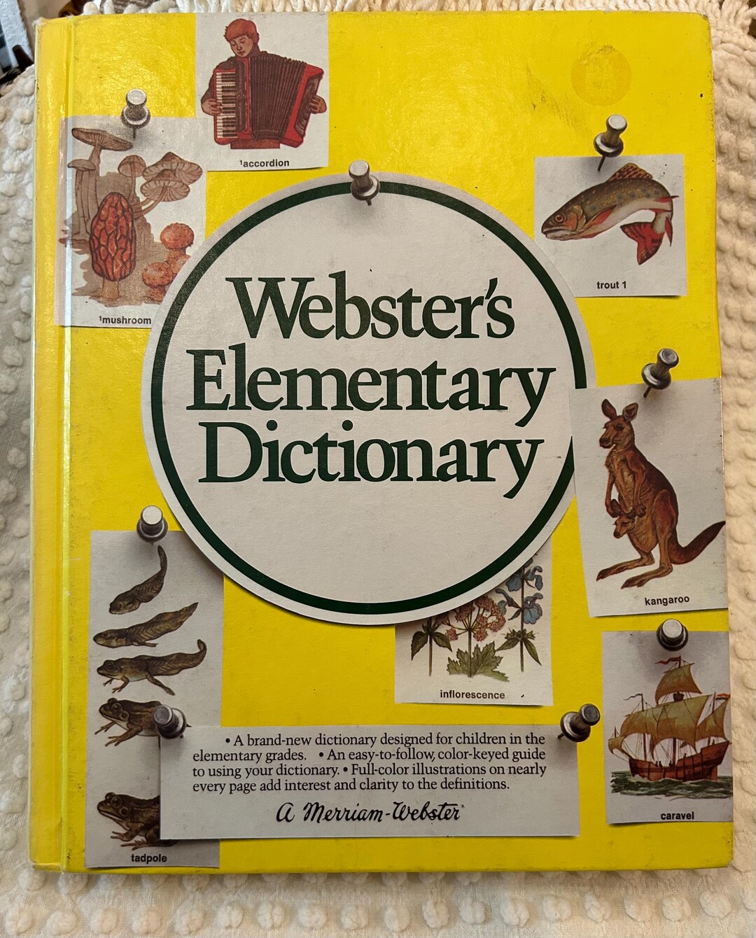 Vintage Webster's Elementary Dictionary: Merriam-webster 1980s Edition ...