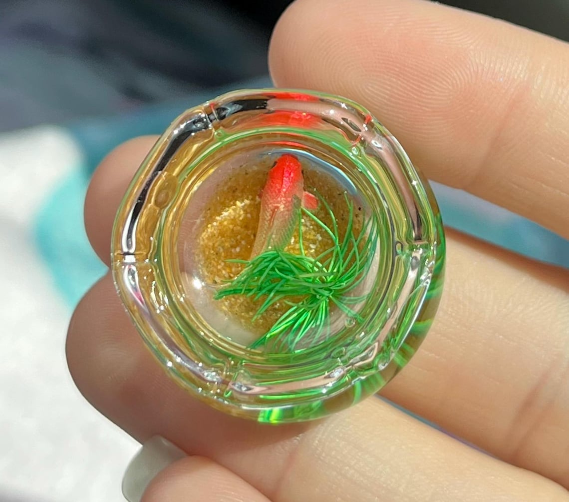 Handmade Fish Bowl Car Vent Clip/ Dashboard Decor Accessory - Etsy