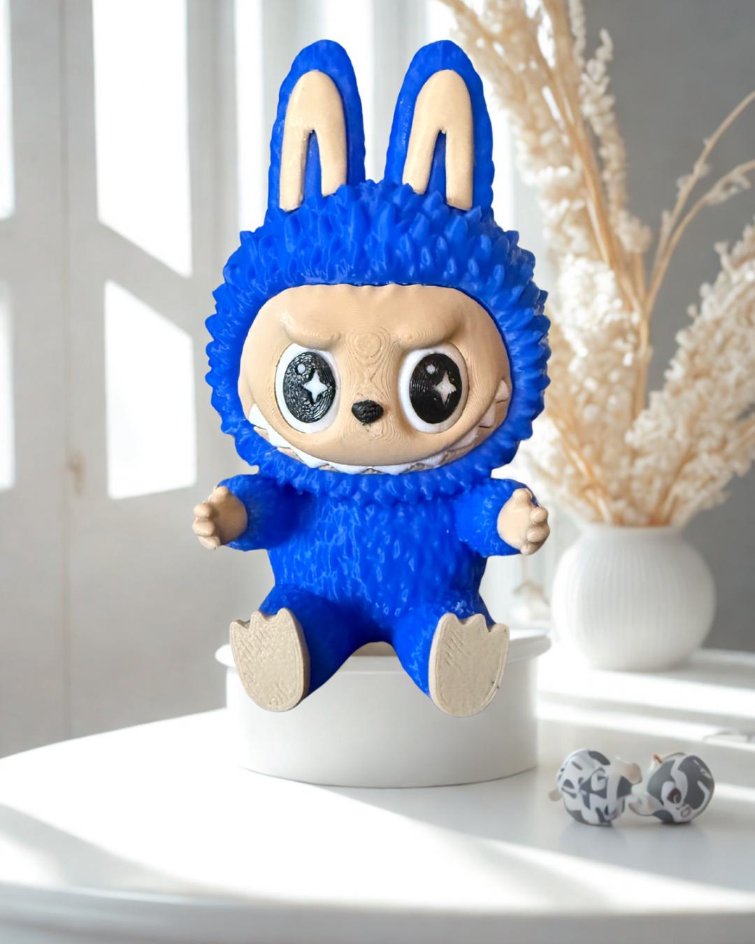 Labubu Style Cake Topper – 3D Printed Cute Cartoon Figurine for ...