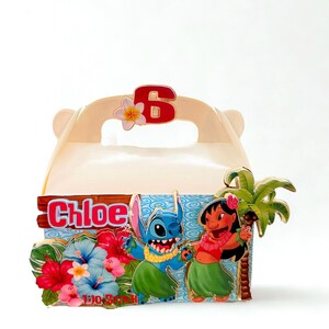 Lilo & Stitch Party Favor Box - Etsy