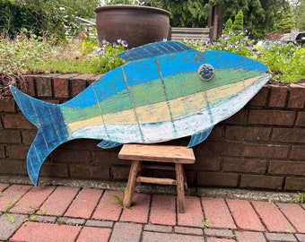 Large Wooden Fish - Etsy