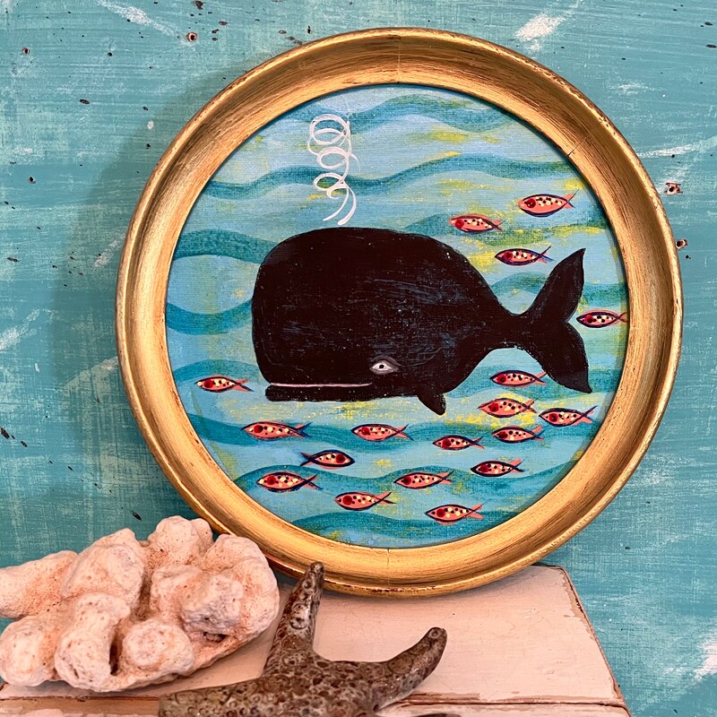 Primitive Folk Art Paintings - Etsy