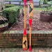 Two Vintage Indigenous Original Art Paddles Painted Oars, Boat Paddle ...