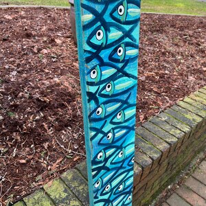 School of Fish Original Painting by Castawayshall, RUSH HOUR, Hand ...