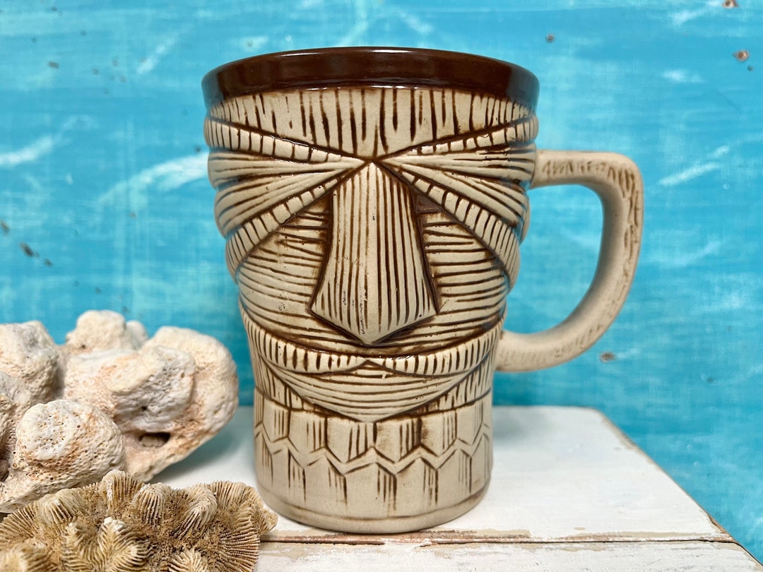 Limited Edition Hawaiian Mug, North Shore Lagoon Handled Tiki Mug 156/ ...